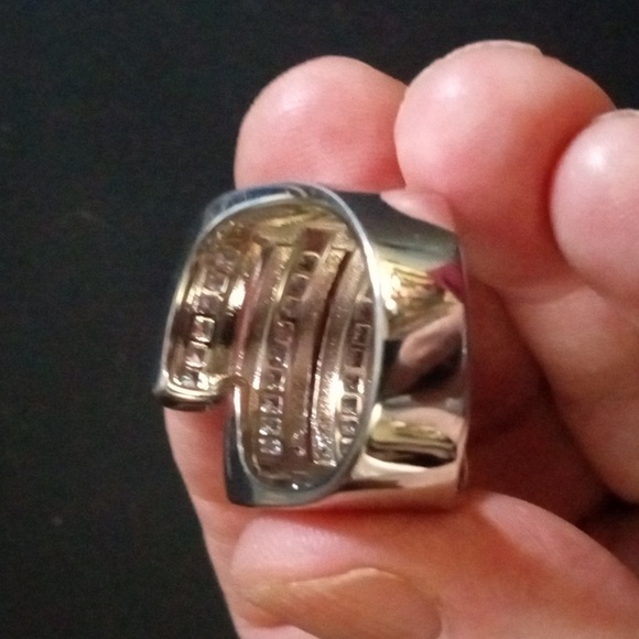 Jewelry | Fashion Sparkly Pave Baguette Ring | Poshmark